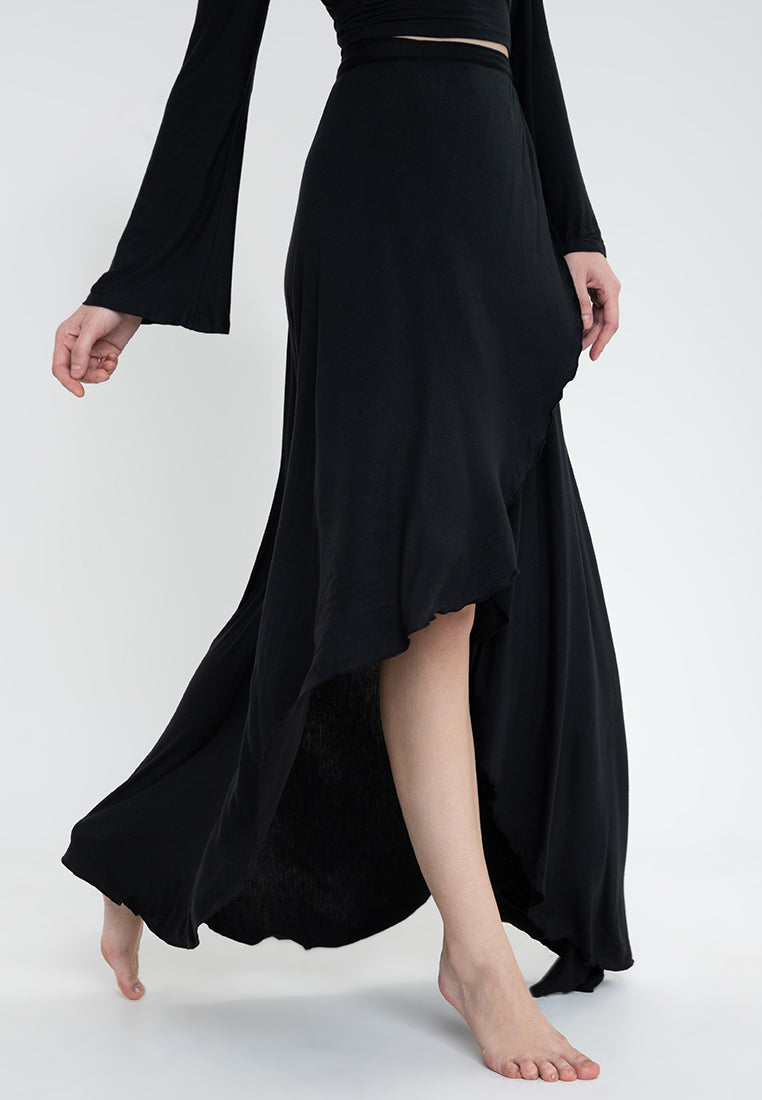 KURISU Wrap Around Maxi Skirt – Eska Dancewear
